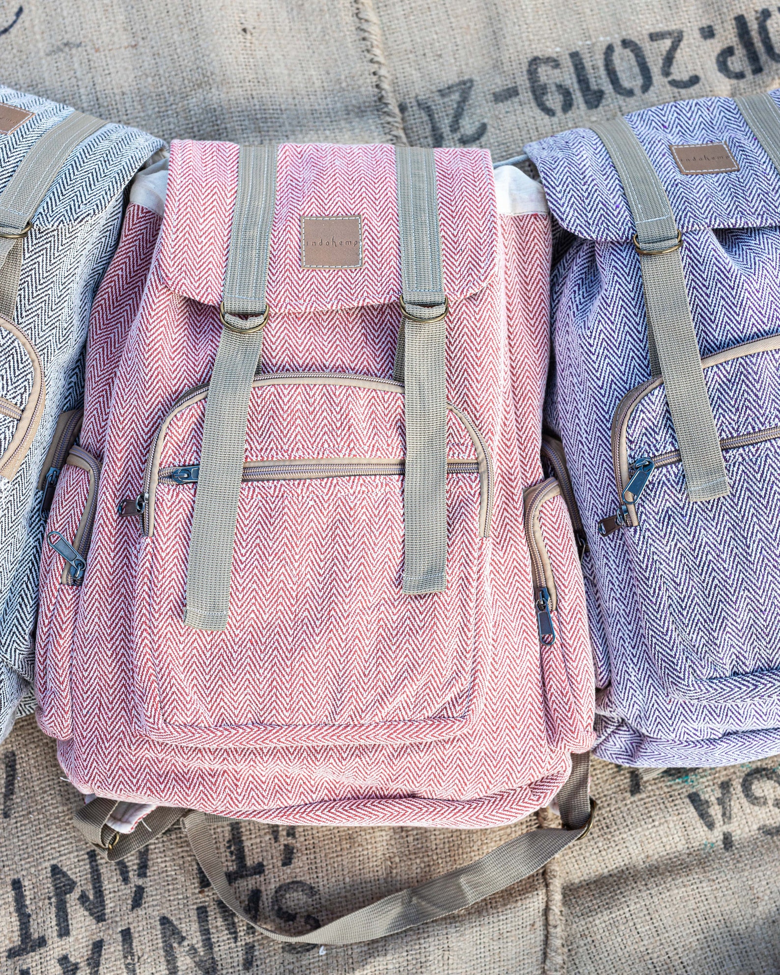 Himalayan Hemp Backpack | Handmade | Eco-friendly | Vegan | Travel ...