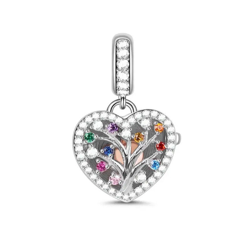 S925 Sterling Silver Pandora Charm Pendant Dangle Beads Fit Pandora ...