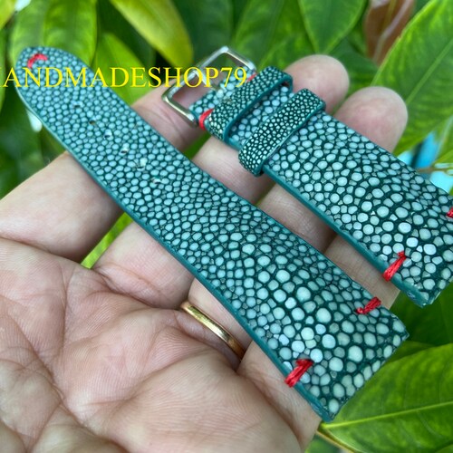 Pink Genuine Stingray Leather Watch Strap Band Leather Watch - Etsy