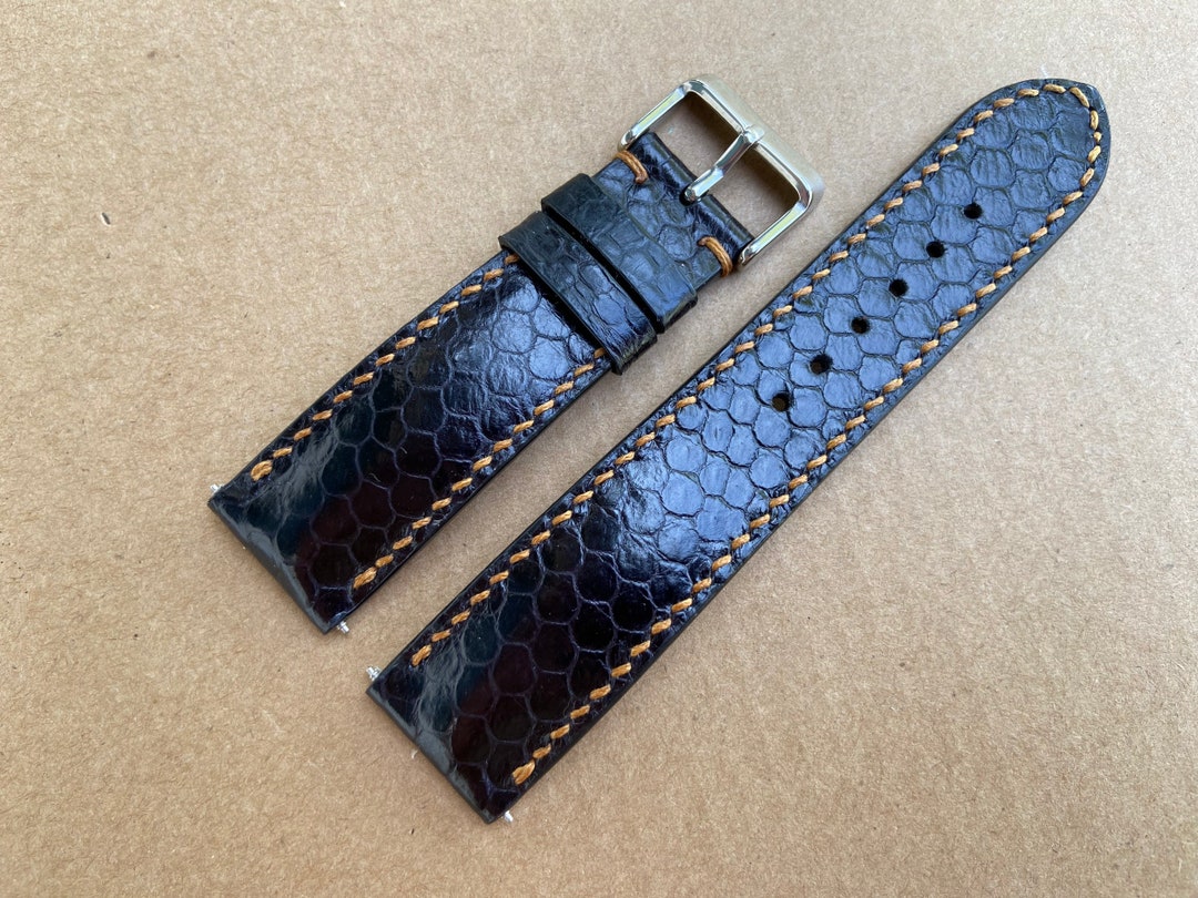 26mm/24mm/22mm/20mm/18mm/16mm Bande de bracelet de montre en cuir de ...