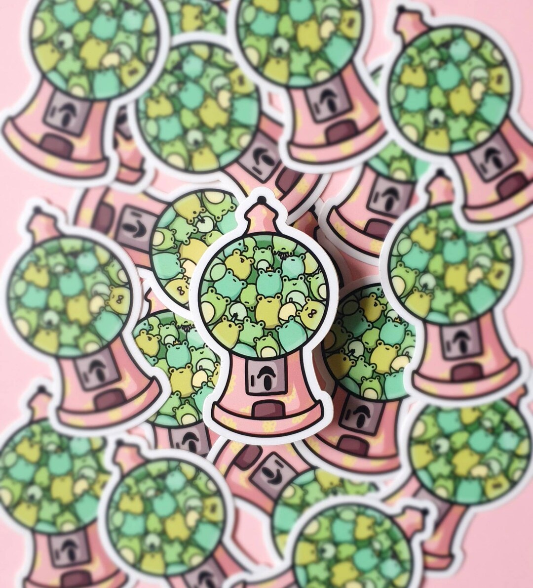 Gumball Frogs Sticker | Durable Vinyl Sticker | Collectible | Cute ...