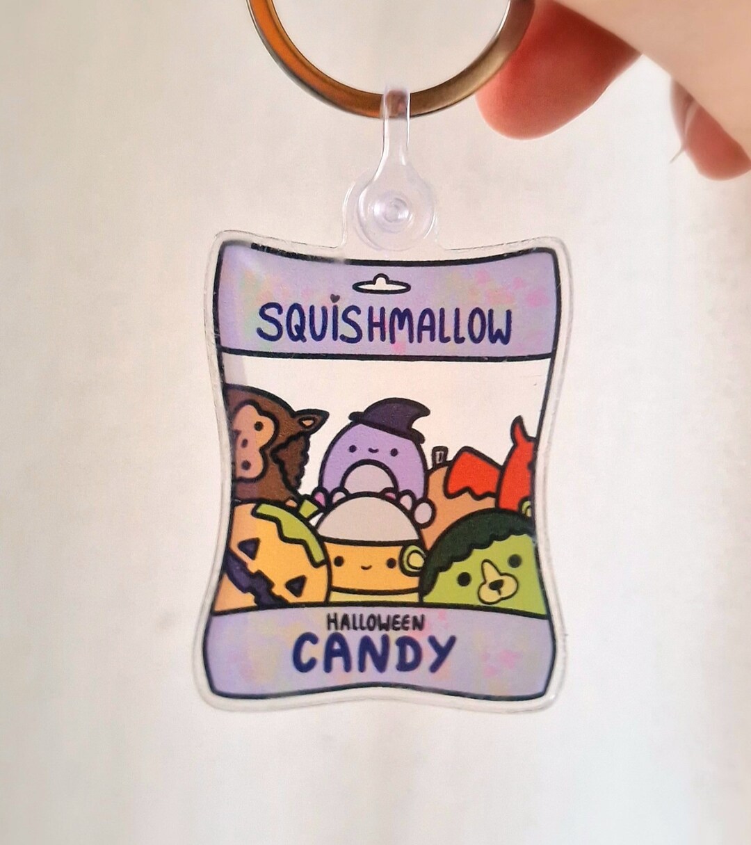 Squishmallow Candy Acrylic Keychain | Cute Keychain | Squishmallow ...