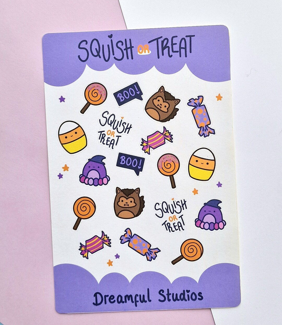 Squish OR Treat Sticker Set 2023 | Spooky Stickers Matte | Squishmallow ...