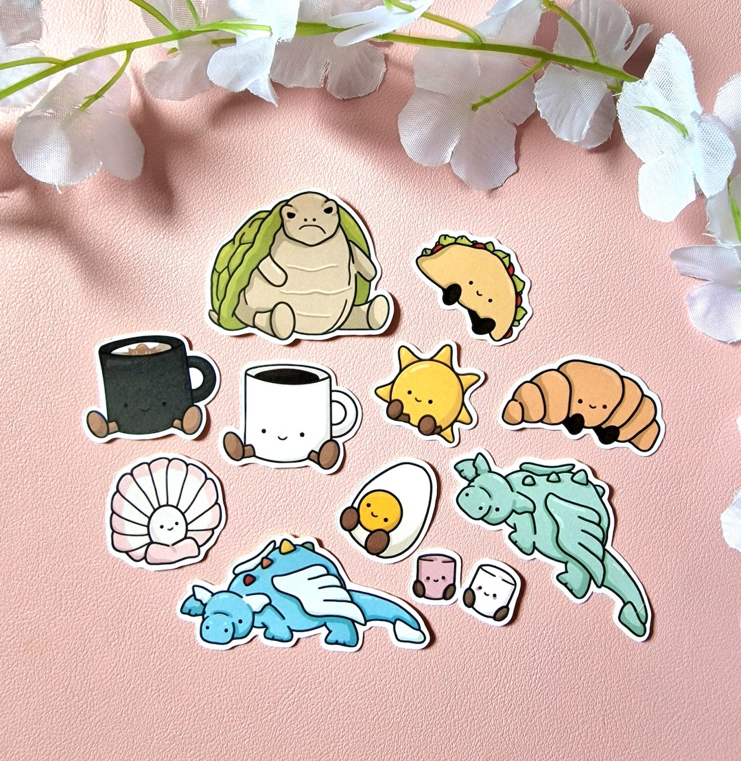 Jelly Cat Cuties Sticker Set Dreamful Studios Sticker Set Jellycat ...