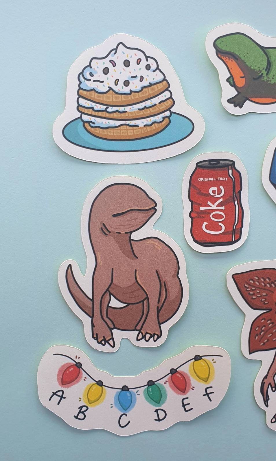 Stranger Things Sticker Set Stranger Things Inspired Stickers Iconic ...