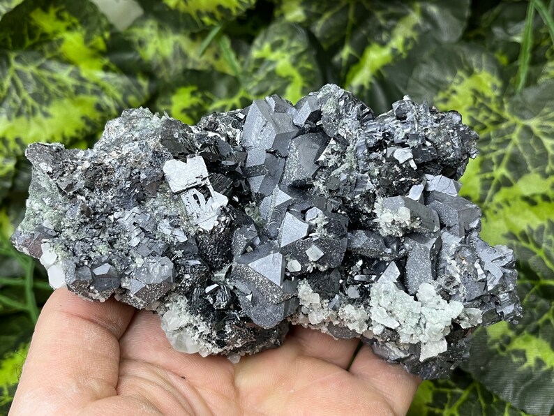 Galena Sphalerite Calcite Madan Bulgaria natural crystal minerals ...