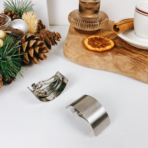 Gold Hair Bun Clips Minimalist French Hair Barrette Hair Bun Holder ...