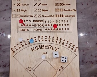 Dice Game Baseball - Etsy