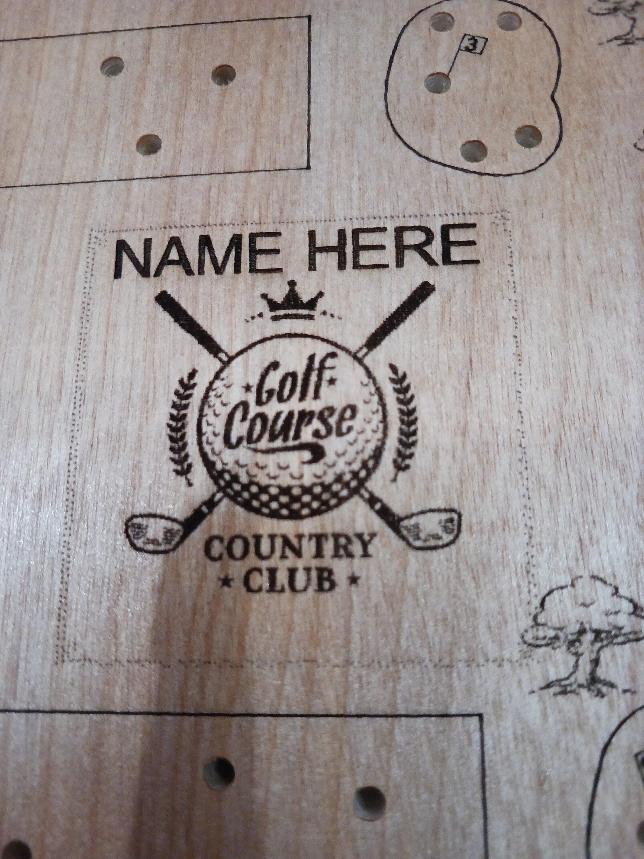 Golf Dice Game FREE PERSONALIZATION + SHIPPING - Etsy