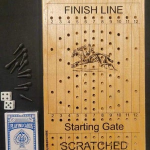Horse Racing Game FREE PERSONALIZATION +SHIPPING - Etsy