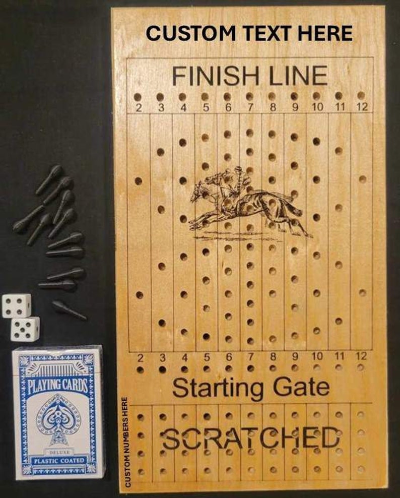 Horse Racing Game FREE PERSONALIZATION +SHIPPING - Etsy