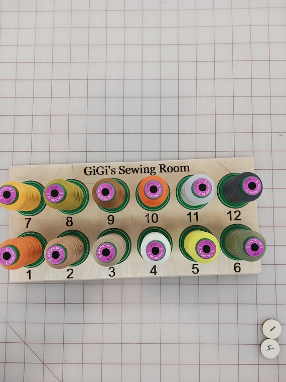 Embroidery Thread Organizer With Custom Names FREE SHIPPING - Etsy