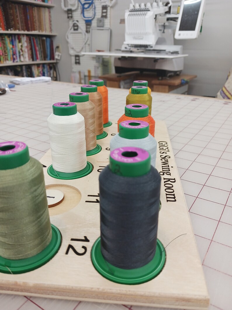 Embroidery Thread Organizer With Custom Names FREE SHIPPING - Etsy