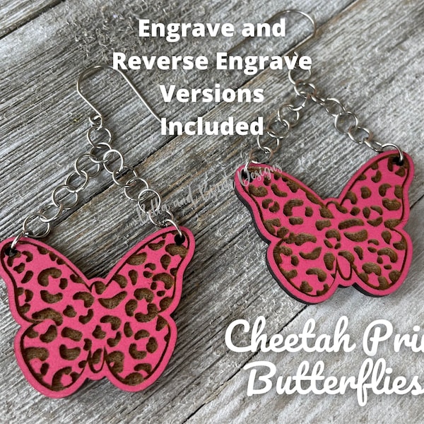 Cheetah Print Butterfly - Etsy