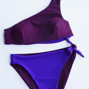 Reversible Bikini Set S Size Sustainable Swimwear - Etsy