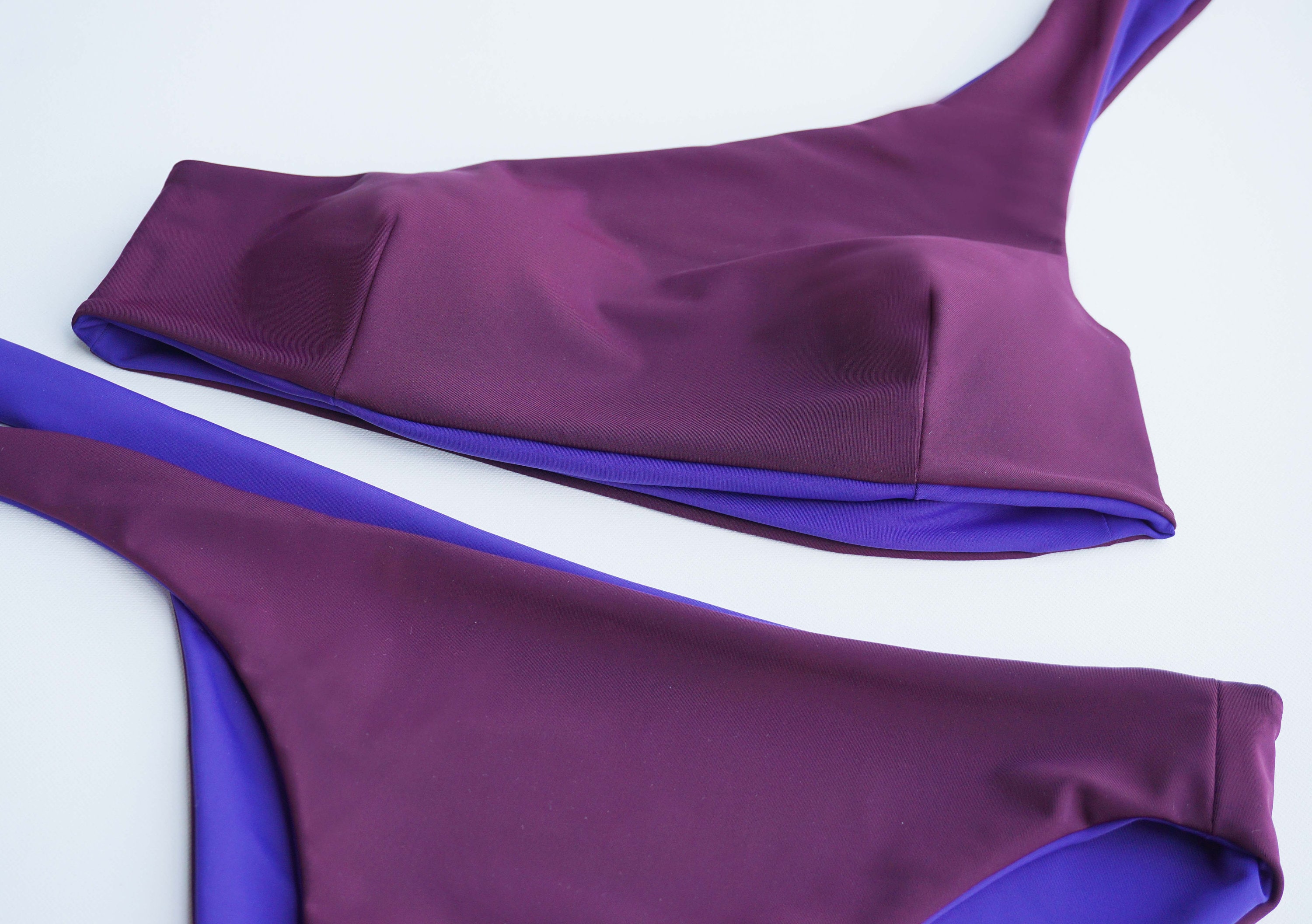 Reversible Bikini Set S Size Sustainable Swimwear - Etsy