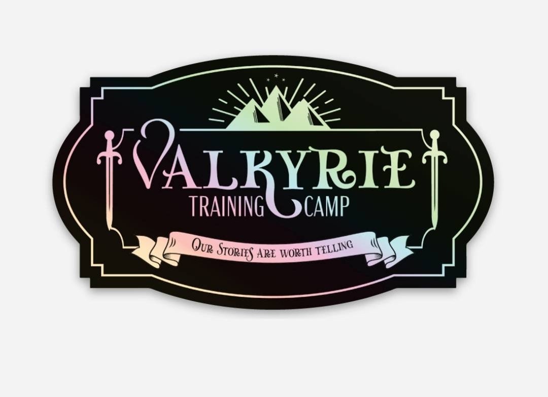 Valkyrie Training Camp Holographic Sticker | ACOTAR A Court of Silver ...