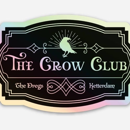 CROW CLUB Sticker black Six of Crows Shadow & Bone - Etsy
