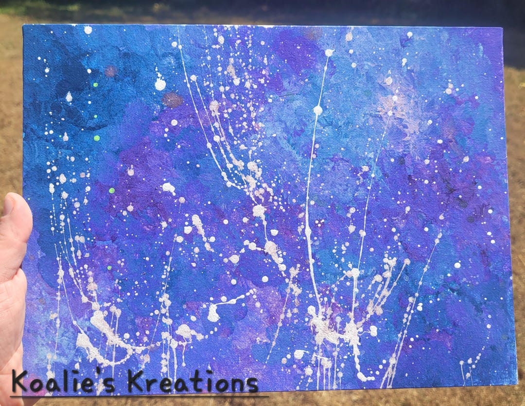 Galaxy Abstract Painting - Etsy