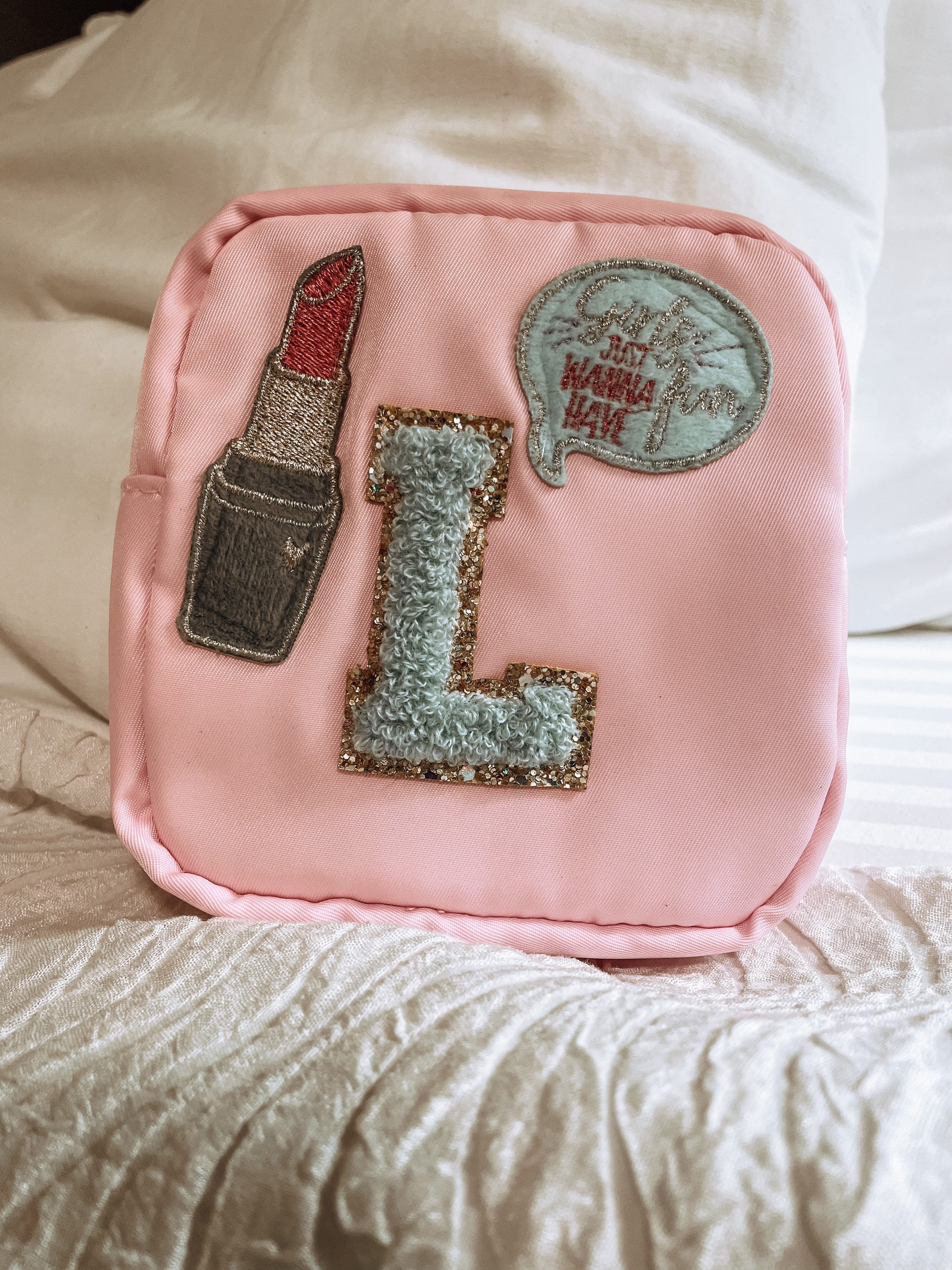 Chenille Patch Mini Bag Nylon Personalized Bag - Etsy