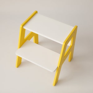 Premium 2-step Stool for Kids Safe & Sturdy Step Ladder for Bathroom ...