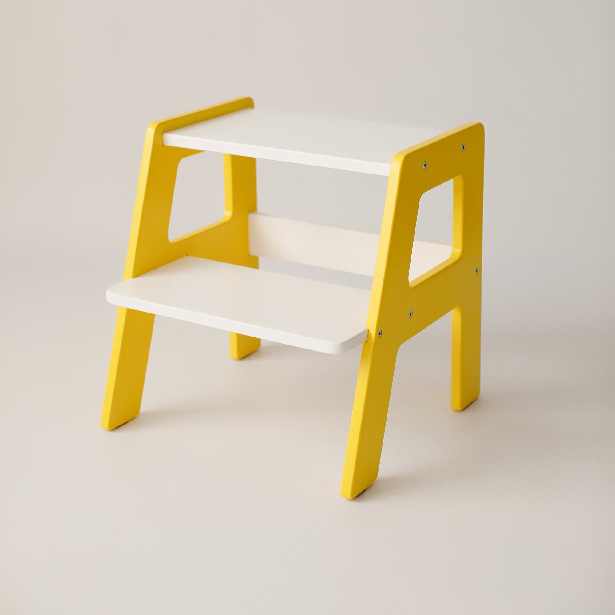 Premium 2-step Stool for Kids Safe & Sturdy Step Ladder for Bathroom ...