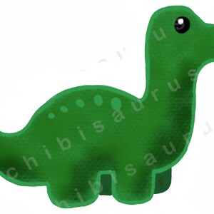 Chibi Diplodocus Dinosaur Sticker - Etsy