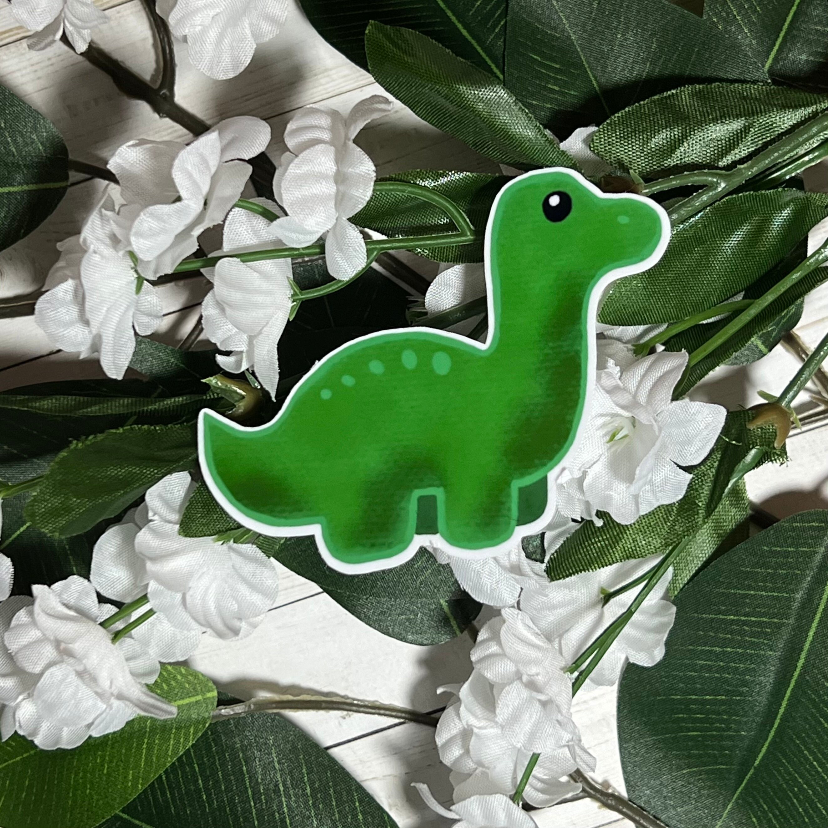 Chibi Diplodocus Dinosaur Sticker - Etsy