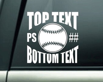 Baseball Decal - Etsy