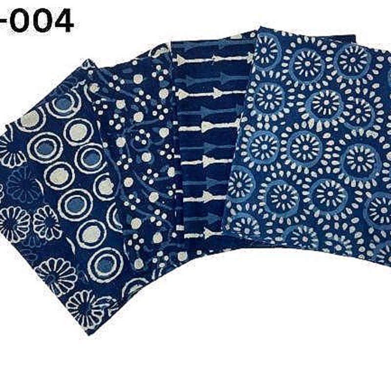 Indigo Print Fabric - Etsy