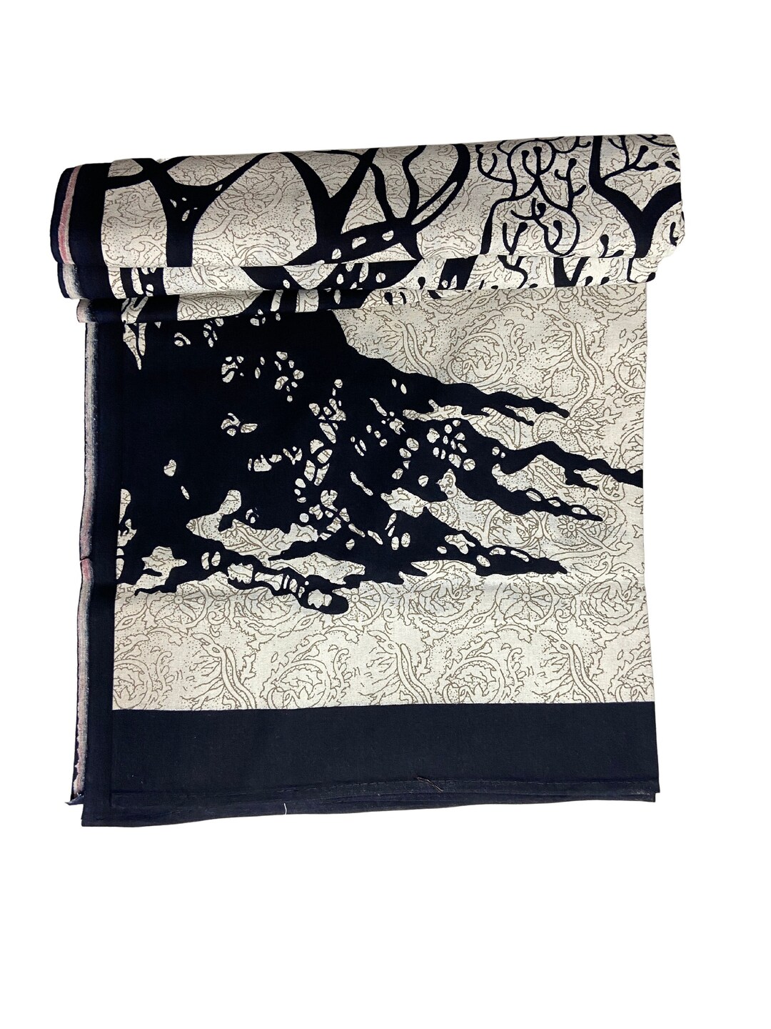 Rectangular Tree of Life Hand Screen Printed Bedsheet With 2 - Etsy