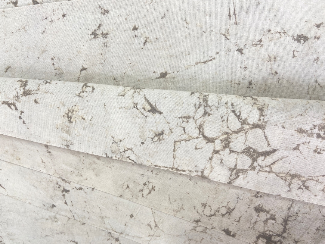 Hand Block Marble Print Fabric Abstract Print Fabric Batik Print Fabric ...