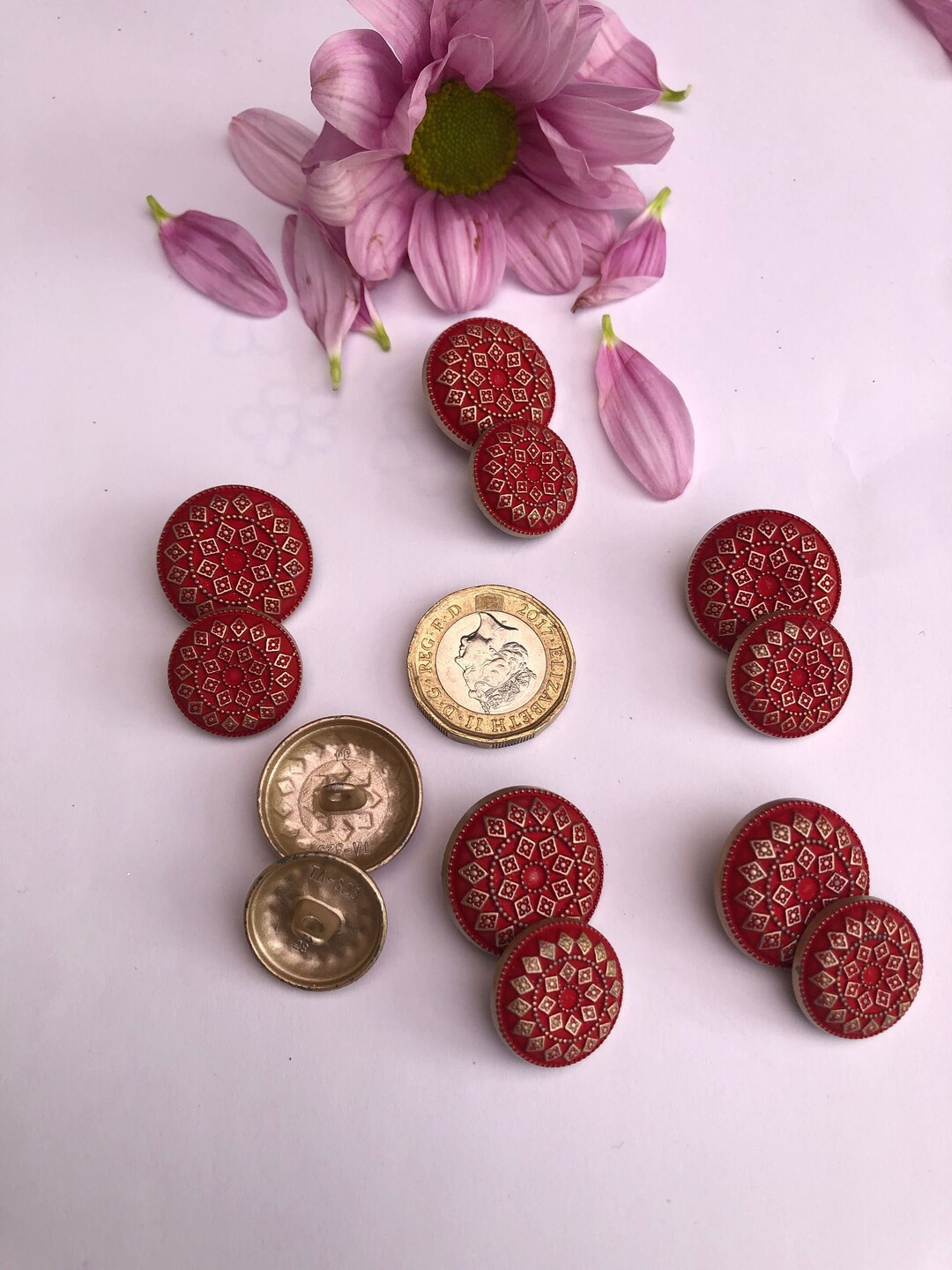 6 Pairs Suit/coat/jacket Shank Buttons/high Class/handwork Supplies ...