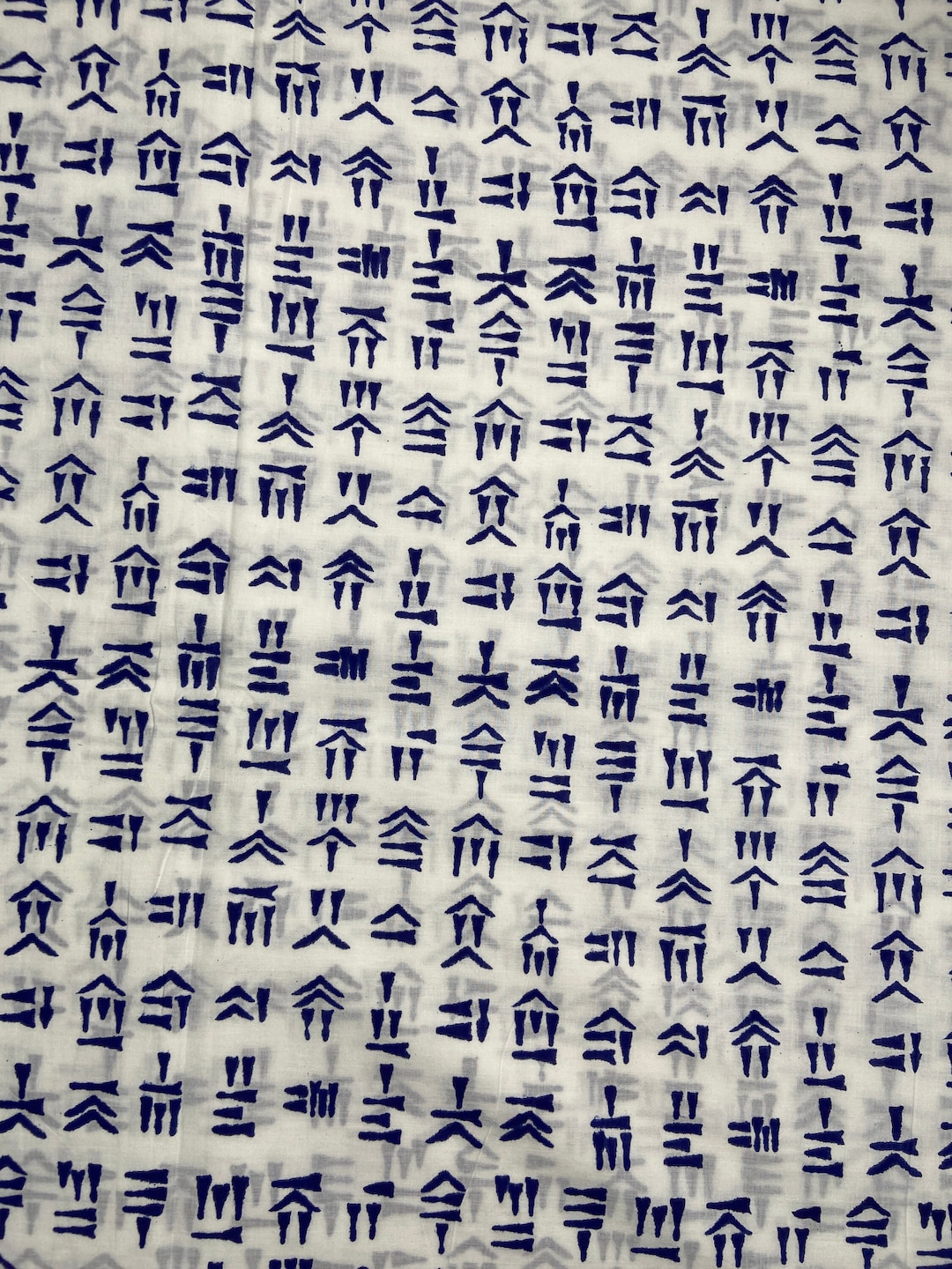 Sumerian Mesopotamian Cuneiform Art Language Vintage Print 100% Cotton ...