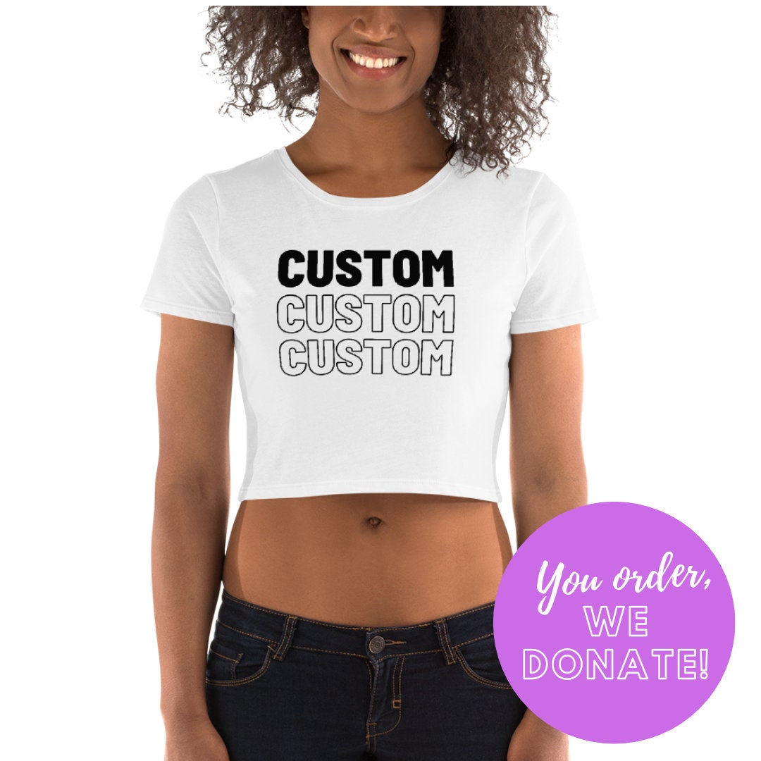 Custom Crop Top, Crop Top for Women, Personalized Crop Top, NFL, Super ...