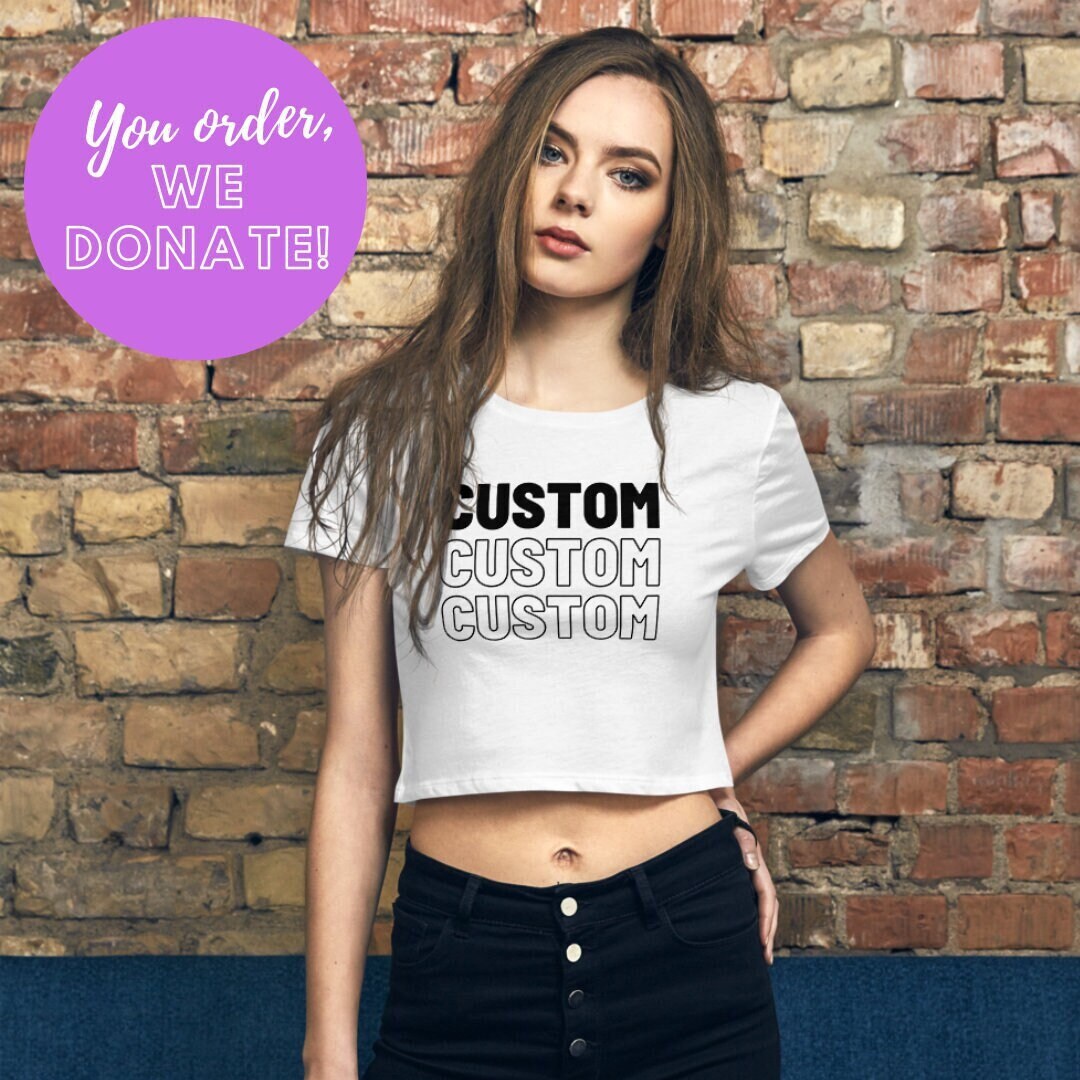 Custom Crop Top, Crop Top for Women, Personalized Crop Top, NFL, Super ...