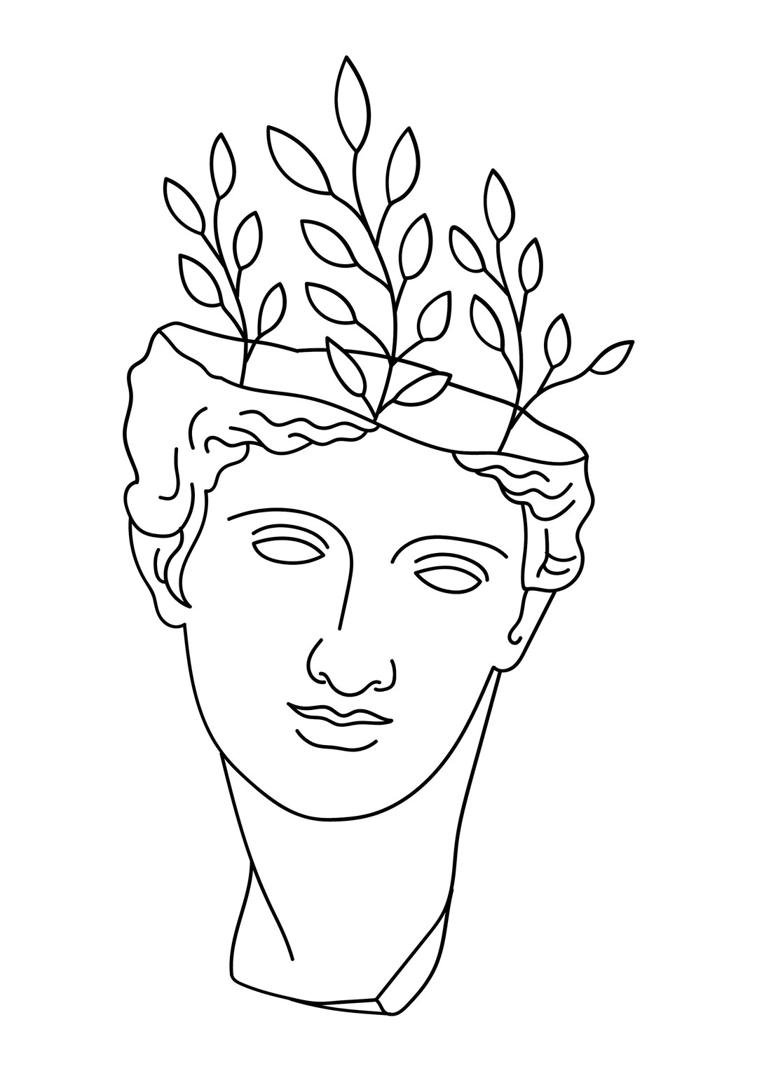 Greek Line Drawing Posters set of 4 Mininmalist Wall Art Decor Gift for ...