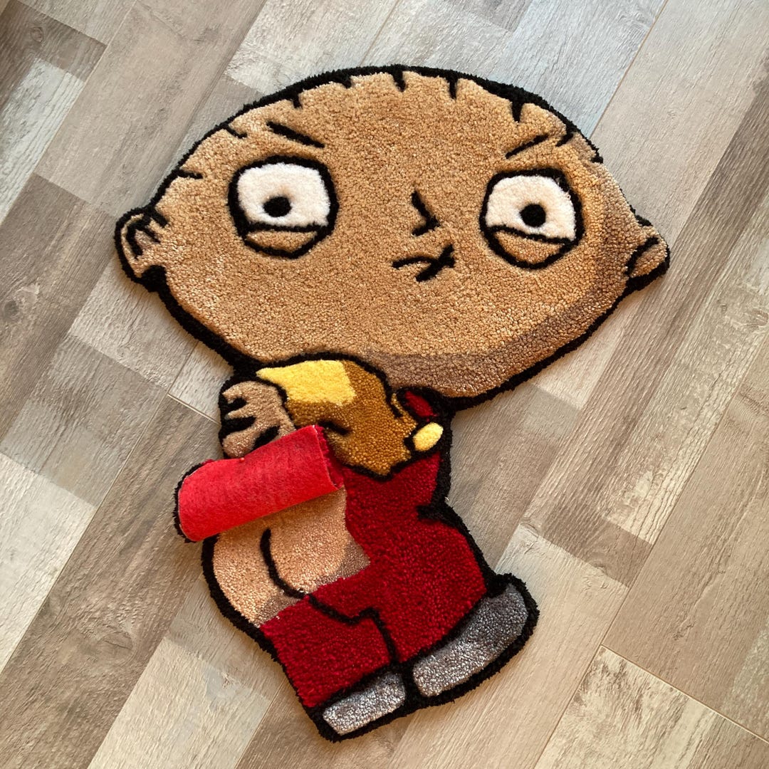 Funny Cartoon Handmade Tufted Rug, Edgy Character Rug, Custom Carpet - Etsy