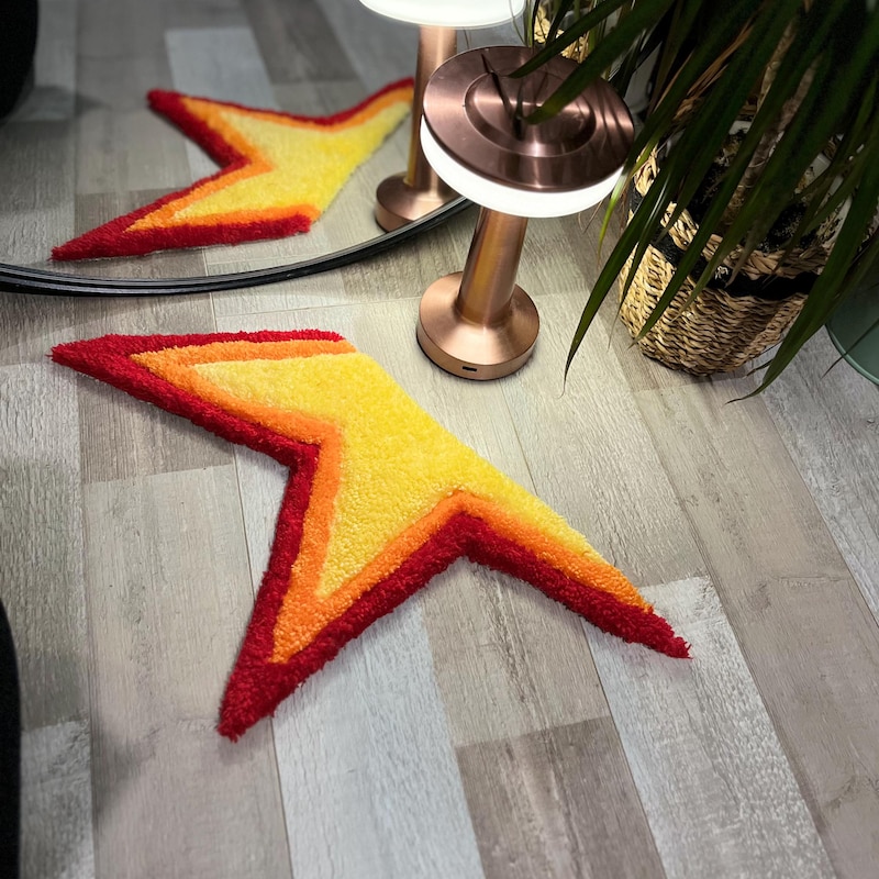 Star Shaped Rug - Etsy