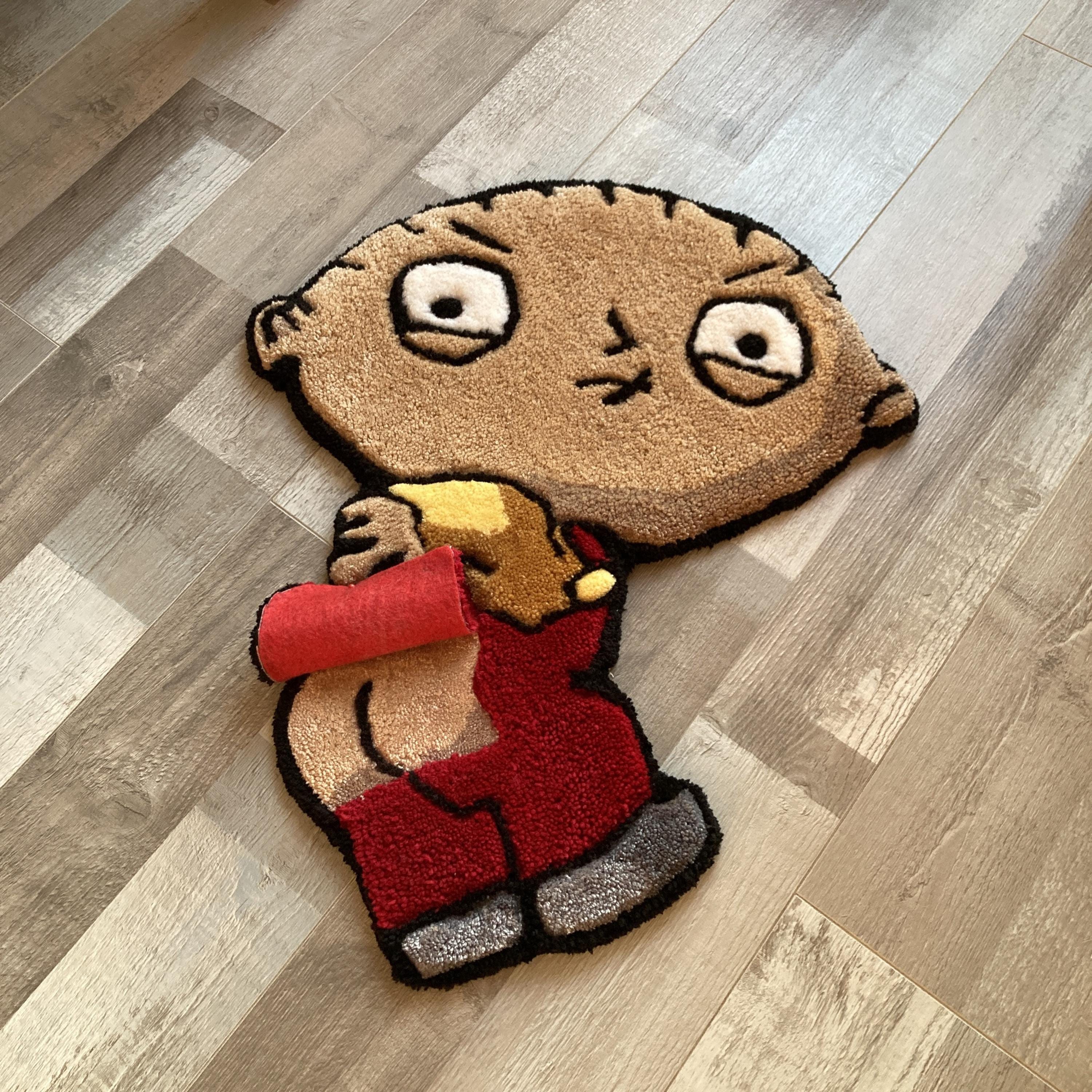 Funny Cartoon Handmade Tufted Rug, Edgy Character Rug, Custom Carpet - Etsy