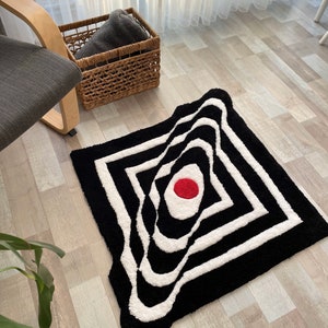 3d Illusion Tufted Rug / Handmade Rug, Soft&fluffy, Modern Home Decor ...