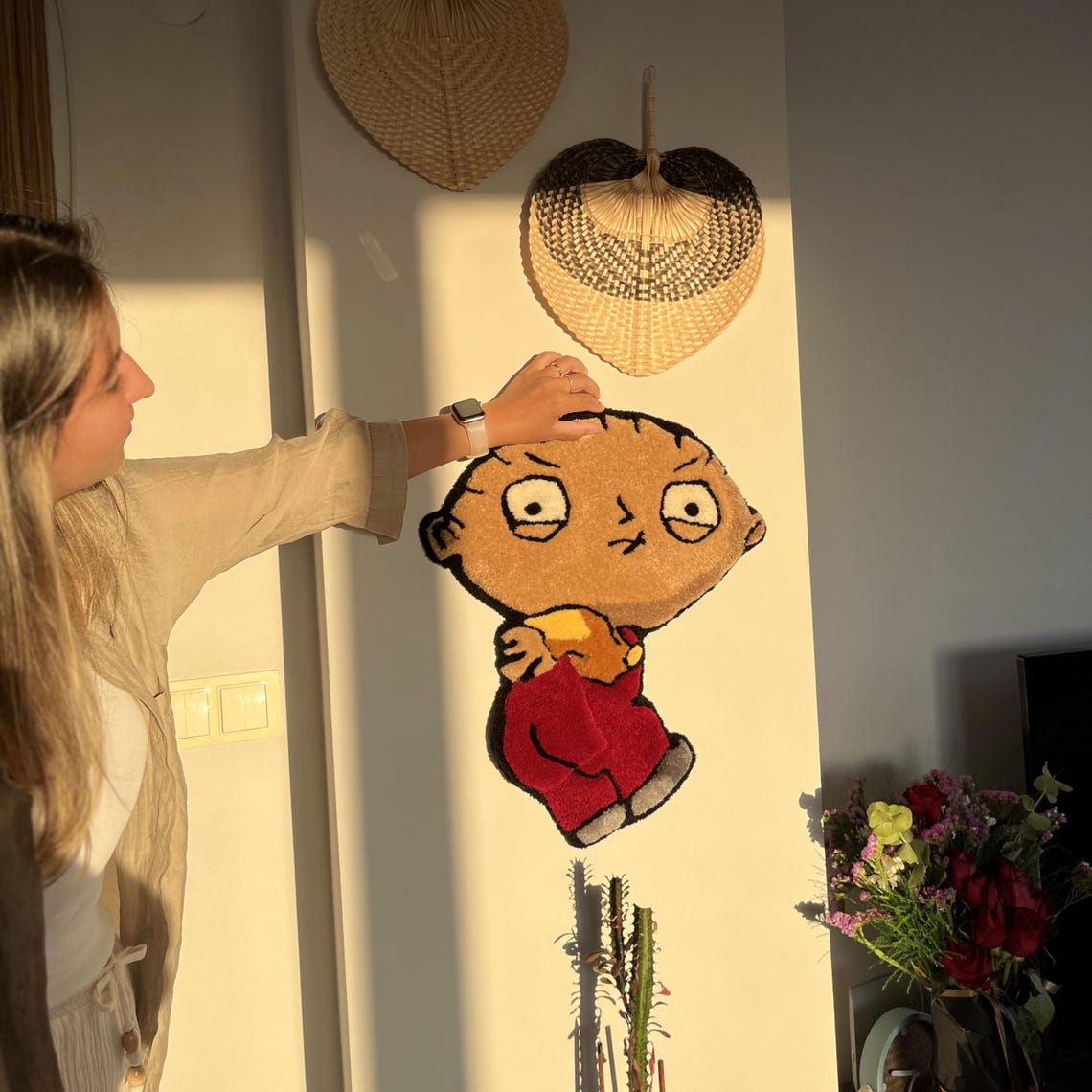 Funny Cartoon Handmade Tufted Rug, Edgy Character Rug, Custom Carpet - Etsy