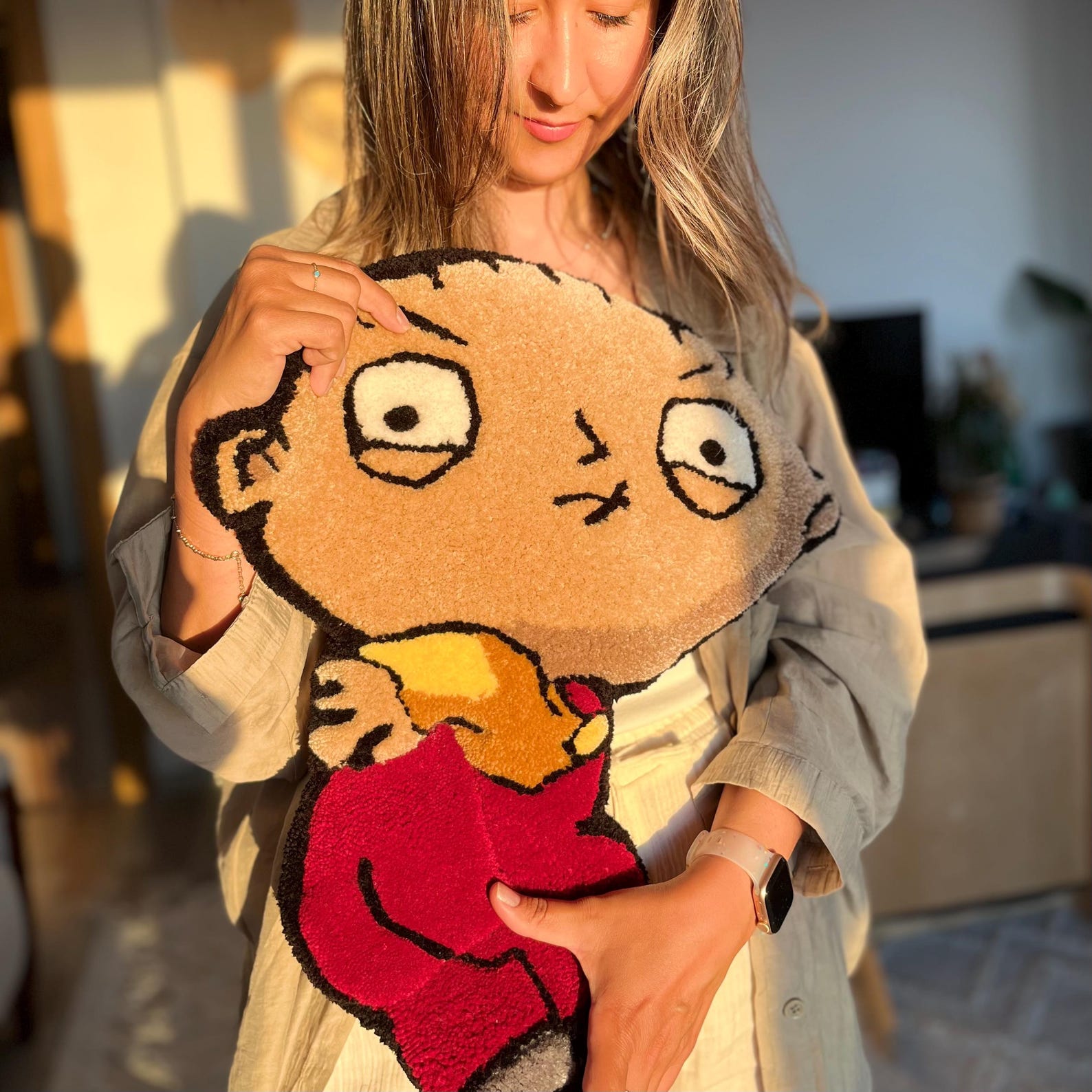 Funny Cartoon Handmade Tufted Rug, Edgy Character Rug, Custom Carpet - Etsy