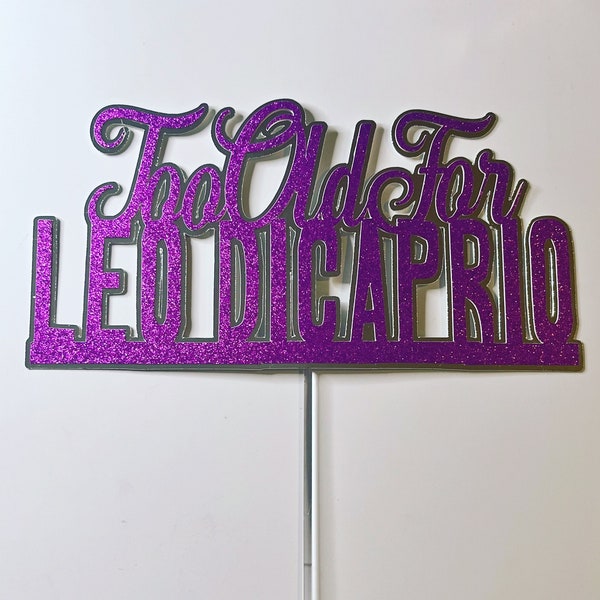 Too Old for Leo Cake - Etsy Sweden