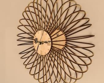 Spiral Wall Clock - Etsy UK