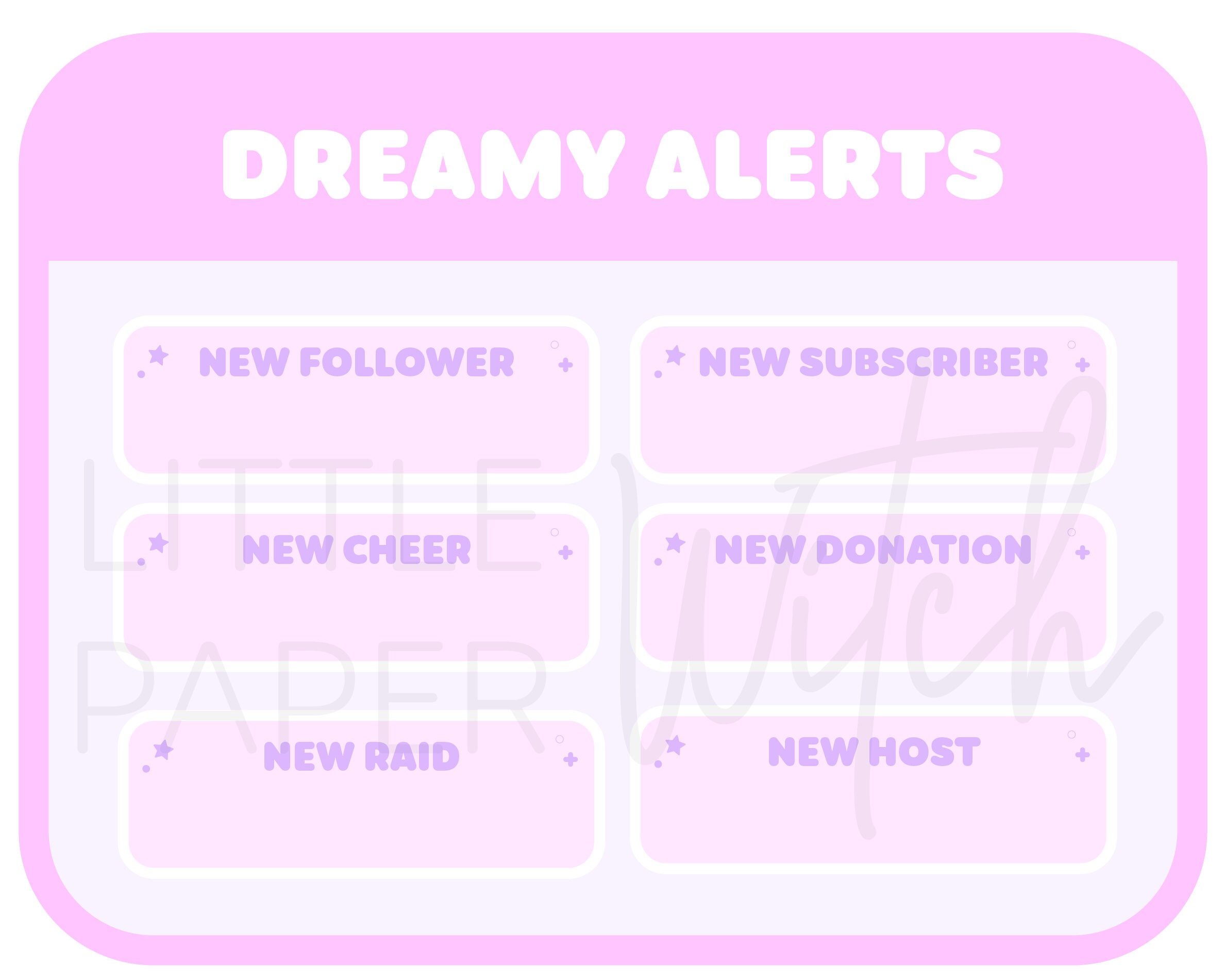 16 TWITCH STREAM GRAPHICS Static Dreamy Twitch Stream - Etsy