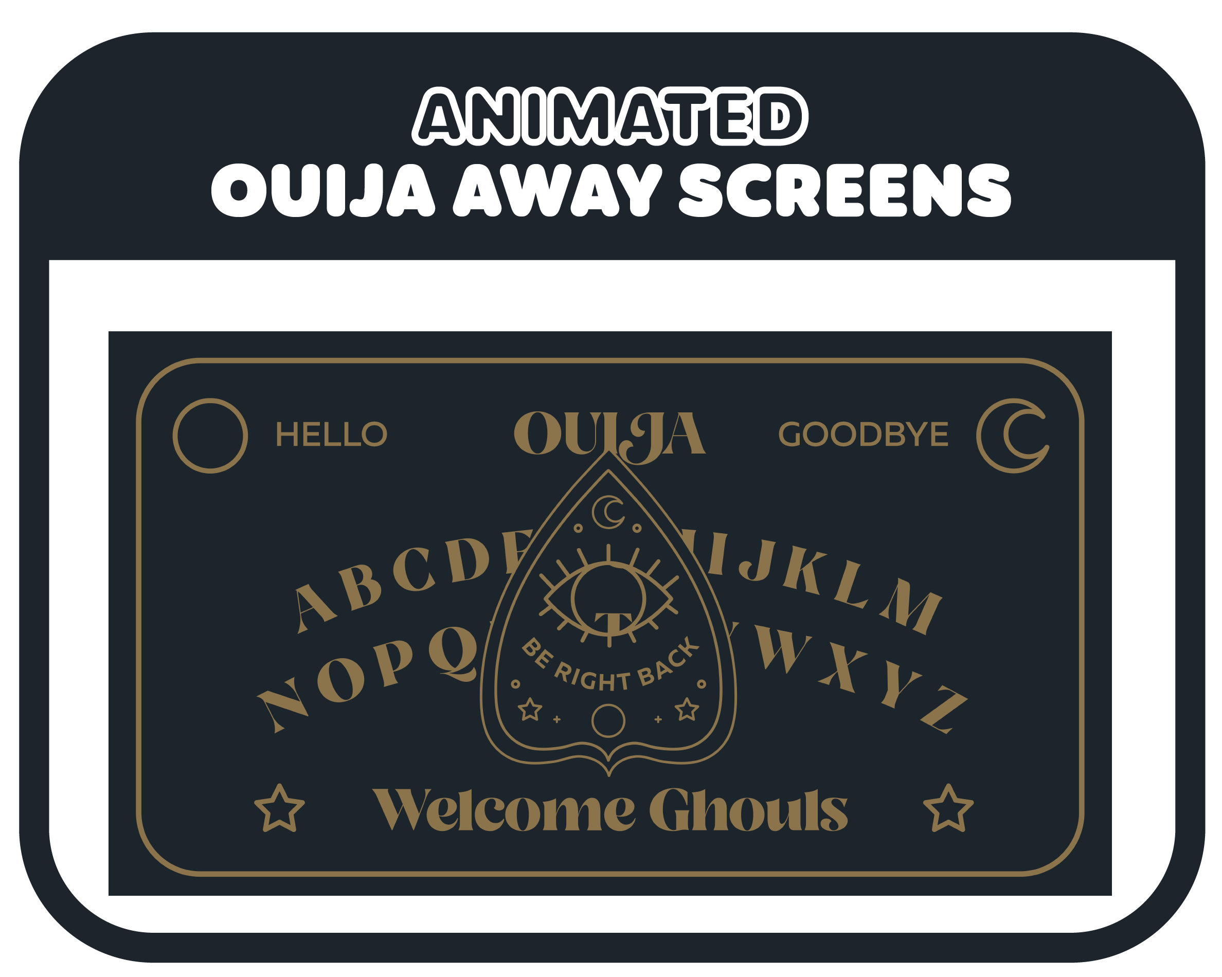 ANIMATED OVERLAY GRAPHICS Set of 45 Animated Ouija Themed - Etsy