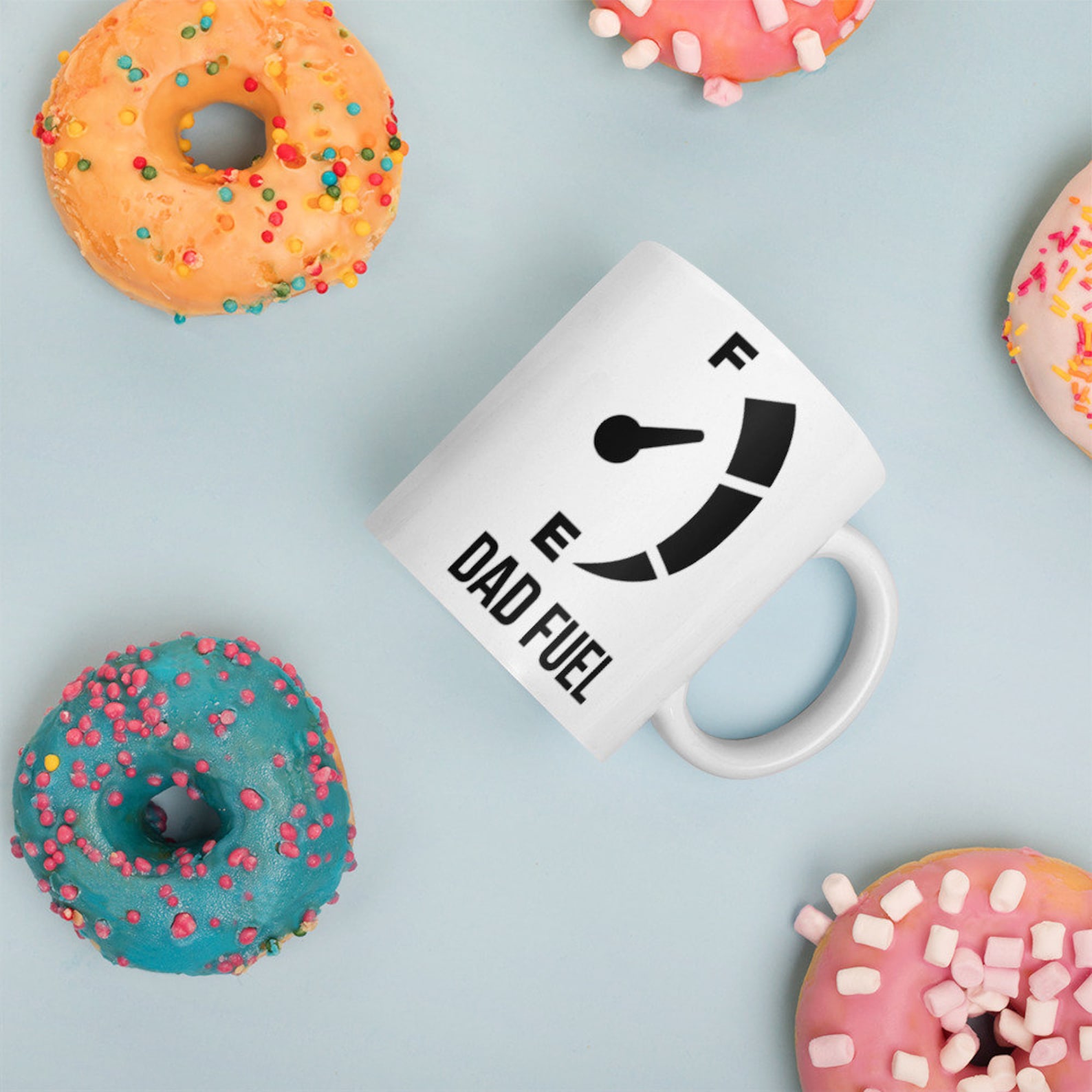 Dad Fuel Mug, Dad Fuel Cup, Dad Fuel, Fuel Mug, Dad Jokes Mug, New Dad ...