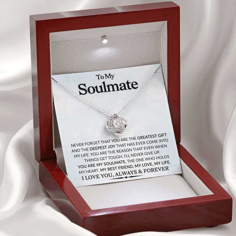 To My Soulmate Halskette Soulmate Geschenk Soulmate - Etsy.de