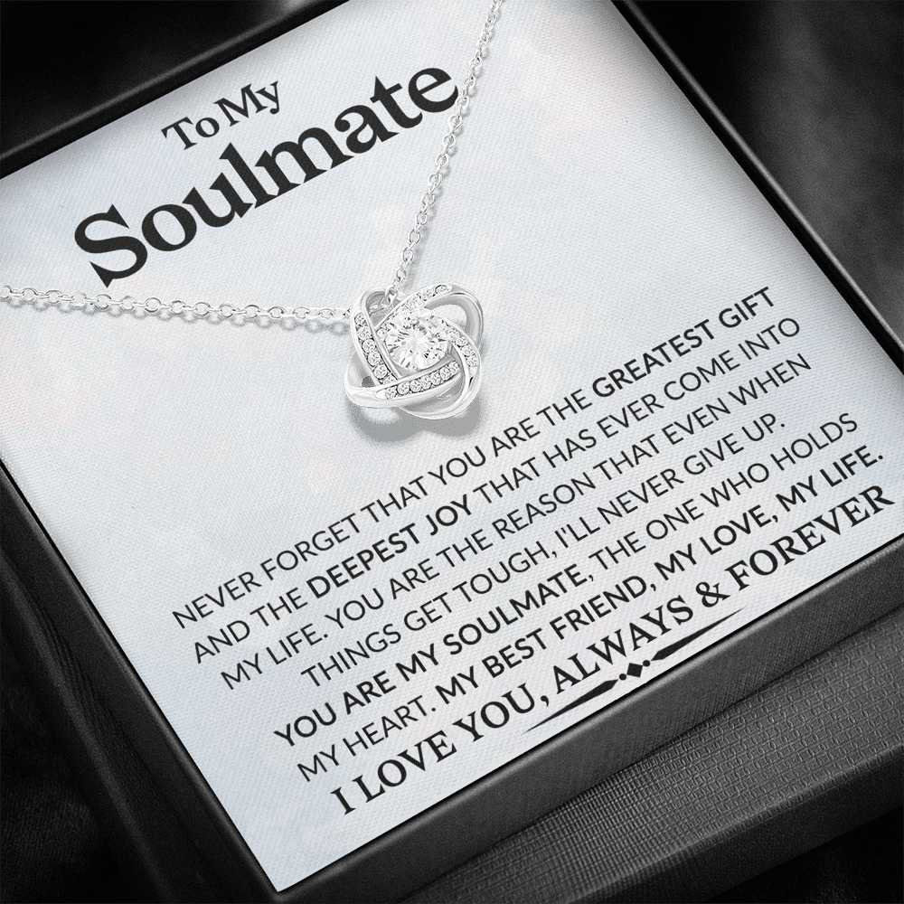 To My Soulmate Halskette Soulmate Geschenk Soulmate - Etsy.de